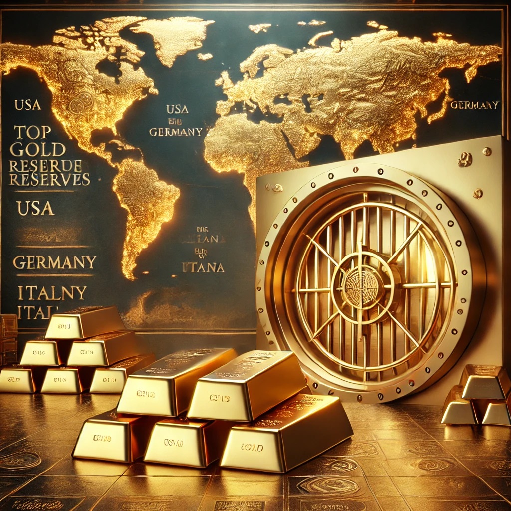 Top 100 Countries With The Most Gold Reserves